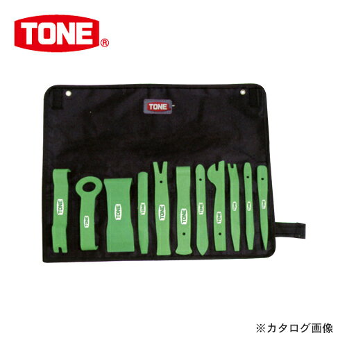 【メーカー】 ●TONE（株） 【特長】 ●自動車各部、内装や外装の取外し、クリップ外しなどの作業に！ ●11種類の特殊な形状・サイズで、作業時の効率アップ。 ●硬さと弾力性を兼ね備えた強化樹脂製でキズがつきにくく、効率よく作業が可能。 ●...