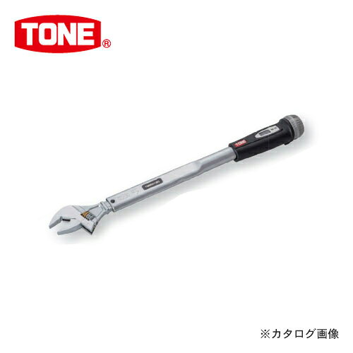 【メーカー】 ●TONE（株） 【特長】 ●TONE独自の締付けるボルト・ナットの2面幅に依存することなく高精度を維持する機構。 ●モンキヘッド部にはバックラッシュレスウォーム機構を搭載。下あごのがたを少なくし、ボルト・ナットの角が傷みにく...
