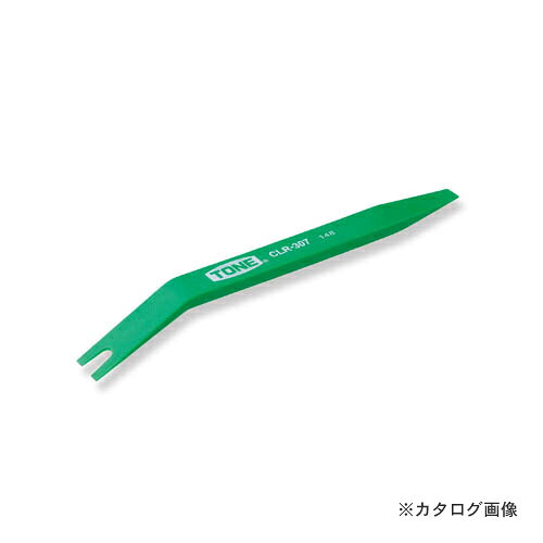 【メーカー名】 ●TONE（株） 【特長】 ●先端形状が薄く、狭い隙間にも挿入可能です。 ●両端で角度が異なるため、1本で使い分けて使用が可能です。 【仕様】 ●質量：26g 【関連商品】 トネ TONE クリップリムーバー CLR-301...
