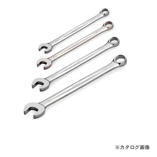 【メーカー名】 ●TONE（株） 【特長】 ●スパナのスピードとめがねレンチの強さを兼ね備えているのがコンビネーションスパナです。 ●仮締めをスパナ側で、本締めはめがね側でというように1本で2役の機能工具です。 ●モデルチェンジで、さらに使...