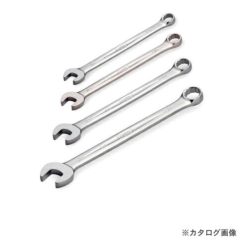 【メーカー名】 ●TONE（株） 【特長】 ●スパナのスピードとめがねレンチの強さを兼ね備えているのがコンビネーションスパナです。 ●仮締めをスパナ側で、本締めはめがね側でというように1本で2役の機能工具です。 ●モデルチェンジで、さらに使...