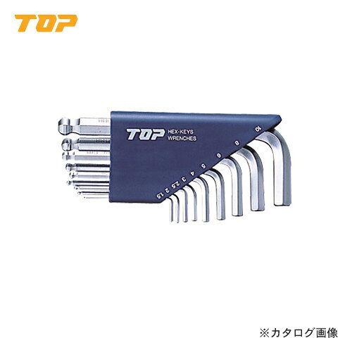 【メーカー】 ●トップ工業（株） 【特長】 ●最大約25°の角度からネジを廻せるので、狭い場所での作業効率がアップします。 ●特殊鋼に完全な熱処理を施してあり、耐久性に優れています。 ●豊富な品揃え(1.5mm〜10.0mm)9サイズ 【用...