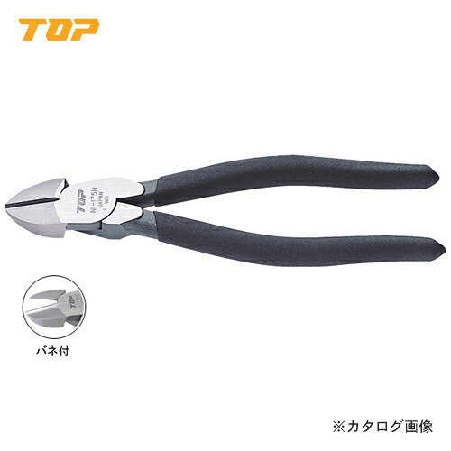 【メーカー】 ●トップ工業（株） 【特長】 ●偏芯テコ原理により鉄線を楽に切断できます。 【用途】 ●切断作業に。 【仕様】 ●切断能力(mm)鉄線:φ0.3〜2.6 ●切断能力(mm)銅線:- ●全長(mm):180 ●質量(g):250...