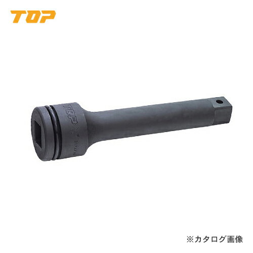 【メーカー】 ●トップ工業（株） 【特長】 ●Oリングピン付 ●差込角19.0mm(3/4”) 【仕様】 ●呼び寸法：175 ●全長(mm)：175 【関連商品】 トップ工業 TOP 3/4”インパクト用エクステンションバー(差込角19.0...