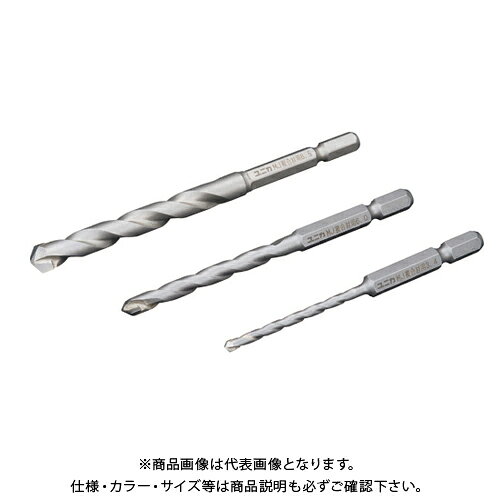 【メーカー名】 ●ユニカ（株） 【特長】 ●シャンクから刃先まで一体形状の為、刃先のぶれやびびりが無く、適確な穿孔が可能。 ●左右非対称刃先に加え、特殊シンニング研磨により、滑りやすい鉄板を含む幅広い被削材にもマルチに対応。 ●鉄板＋モルタ...