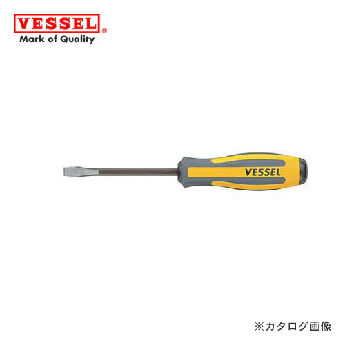 【メーカー】 ●（株）ベッセル 【特長】 ●高級タガネ鋼材使用です。 ●耐摩耗性と刃先の切れ味を追求しました。 ●エラストマー樹脂が衝撃を吸収し手の疲労を軽減します。 【仕様】 ●軸長(mm):100 ●刃先:[[（-）]]7.0 ●全長(...