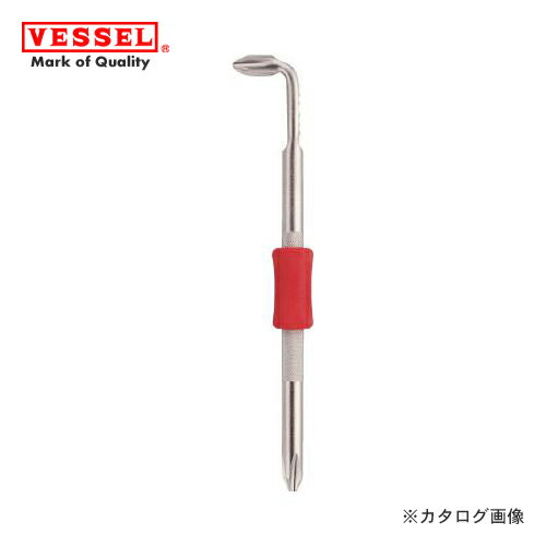 【メーカー】 ●（株）ベッセル 【特長】 ●狭い箇所に適した短軸仕様です。 ●L型のコーナーをフラットにすることで極限の短軸曲げを実現しました。 ●カラーで色分けしたソフトグリップ付で刃先の形状・サイズが分かりやすく、しかもソフトな手当たり...