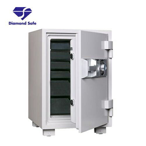 ダイヤセーフ　金庫耐火金庫D・DTシリーズ内容量：約49リットルダイヤルタイプダイヤル式外寸：幅452×奥行518×高さ675mm内寸：幅312×奥行325×高さ480mm重量：94kg性能：JIS 一般紙用1時間耐火性能試験合格付属品：引...