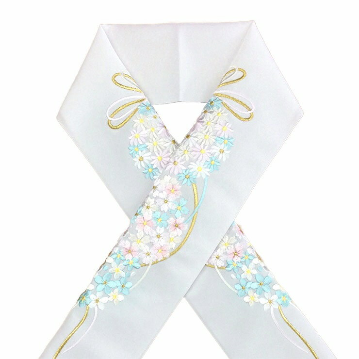 生地：ポリエステル100％ 刺繍糸／上糸：レーヨン100％　下糸：ポリエステル100％ 日本製 ※加工の性質上、水濡れ・汗・摩擦により、色落ちや色移りする場合がございますのでご注意下さい。 ※光の加減やブラウザ環境等により、写真と実物では多...