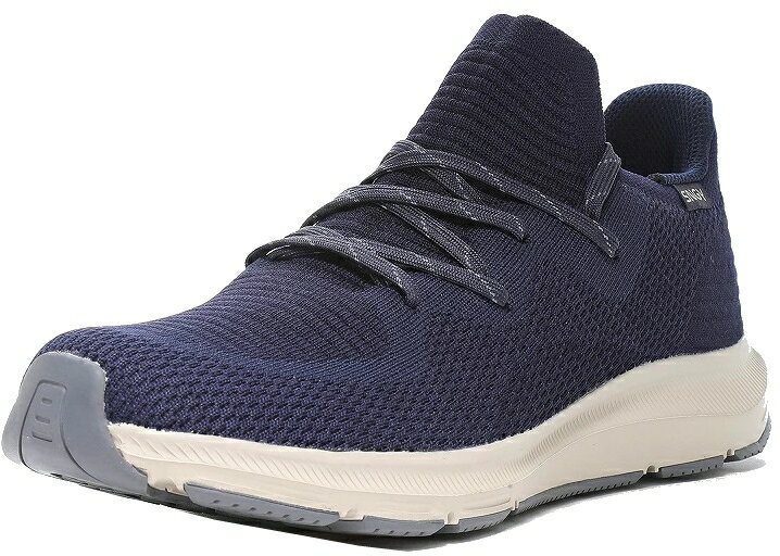 WIDTH：3E UPPER：合繊 SOLE：EVA/ラバー ヒール高さ:4cm、 重量:約260g(26.0cm片足) MADE IN CHINA 手を添えないで着脱しやすいスリッポンタイプ 飾り紐付きスリッポン ★ニットアッパーで足なじ...