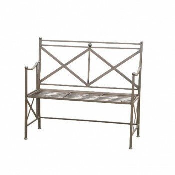 おしゃれ空間を演出!お庭で雰囲気づくりに大活躍なガーデンベンチ。花瓶を置いたり、小物を飾ったりするディスプレイ用としても◎サイズW107×D47×H96cm(座面高:H43.5cm)個装サイズ：109×12×97.5cm重量個装重量：130...