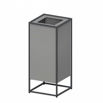 細いフレームで囲むように、それぞれの機能を内包する屑入れ日本の道具や建築様式である、あんどんや障子がもつ「和」のイメージを現代デザインに再構成した分別屑入です。サイズW330×D330×H760mm個装サイズ：33.0×33.0×76.0c...