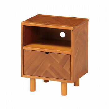 幾何学的な柄の天板が個性を演出サイドテーブルとしてもお使いいただけるチェストです。背面にはコードホールがあり、スマート配線が可能です。※天然木の為、天板の色・柄には個体差があります。サイズW400×D300×H500mm、オープン部内寸:W...