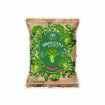 オールナチュラルのヘルシースナック!ブロッコリーを主原料とした軽いパフスナック。やさしいオリーブオイルの風味が感じられます。(ブロッコリー含有量50% )内容量56gサイズ225×155×75mm個装サイズ：40×53.5×22.7cm重量...