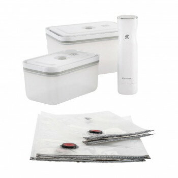 料理や食材を長く保存できる容器とパック真空にすることで酸化を防ぎ、料理や食材を長く保存できる容器とパックです。サイズ真空ポンプ:5×5×19cm、真空コンテナ(L):21.4×14.4×12.8cm、真空コンテナ(M):18.2×11.2×...