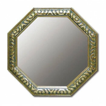 おすすめ運気が良いとされる八角形は人気のデザイン。こだわりのアンティークカラーとの組み合わせで、お部屋の雰囲気をガラリと変えてくれます。サイズ個装サイズ：37.5×37.5×4.0cm重量個装重量：850g素材・材質合成樹脂、ミラー仕様壁掛...