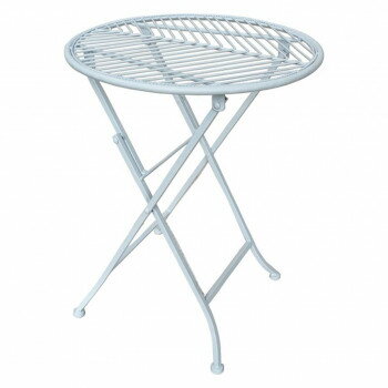 おしゃれ空間を演出!庭やベランダに彩りを加える装飾品です。花瓶を置いたり、小物を飾ったりするディスプレイ用としても◎サイズΦ38×H51.5cm個装サイズ：78×18×41.5cm重量個装重量：8000g仕様カラー:WH折りたたみ式生産国中...