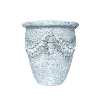 アンティーク調デザインのプランター落ち着いた重厚感のあるデザインで庭やリビングの雰囲気を高めてくれます。サイズΦ31×H34.5cm個装サイズ：33×33×41cm重量個装重量：4500g仕様グレー穴あり生産国中国fk094igrjs