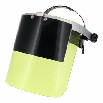 おすすめ飛来物、粉体飛沫、薬剤や溶剤の飛沫などから目および顔全体を保護します。火花の出る作業や高輝度の作業に。安全性・作業性を考えたシールド形状。メガネをしたままでも使用可能です。直接頭に装着可能。サイズ本体:W255×H205×1.8mm...