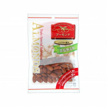 ノンフライ製法で仕上げたアーモンドカリッと香ばしいアメリカ産のアーモンドを、素材の味を生かしたノンフライ製法で仕上げました。素材の風味を生かすために味付けはせず、ノンフライ製法でじっくりと焙煎し木の実の甘みを引き出しました。内容量75gサイ...