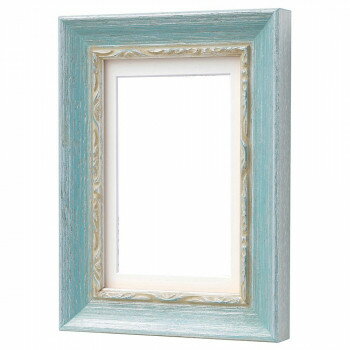 明るい色合いに銀箔が映える、エレガントなデザイン本格的な額縁と同じ材料を使用したミニサイズのフォトフレームです。端先に施された繊細な模様が作品を上品に縁取ります。控え目にアンティーク調の汚しをかけているので、銀の光沢が強すぎずインテリアに自...