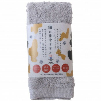 ずっとさわっていたくなる細くてふわふわの毛を使っているので、ずっとさわっていたくなります。猫の背中をなでている気持ちになる、軽くて柔らかくて吸水性も抜群のタオルです。毛羽落ちもすくにゃいです。これ一枚で全身拭けます。サイズ約34×100cm...