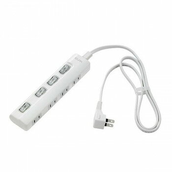 視認性抜群!LEDランプ仕様独立スイッチ。スッキリ配線できるL型プラグのスイッチ付電源タップです。●LEDランプ仕様独立スイッチ●本体は衝撃に強い難燃性ABS樹脂採用●差込口は熱やトラッキングに強いユリア樹脂採用●スッキリ使える横差しタイプ...