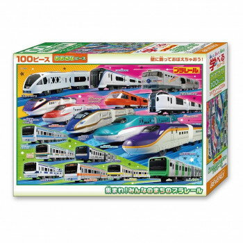 学べるシリーズパズルで楽しく遊んで覚えちゃおう!サイズ38×26cm個装サイズ：17×23×5cm重量個装重量：320g仕様ピース数:100ピースパネルNo.031(C)TOMY　「プラレール」は株式会社タカラトミーの登録商標です。JR東日...