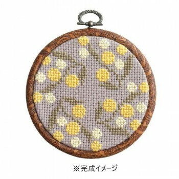 はじめての方でも楽しめるクロス・ステッチキット。ジャバクロス細目布を使用した、ボタニカルテキスタイル柄で楽しむフープ付きクロス・ステッチ。【用意いただくもの】縫い糸・縫い針・はさみ ※モニターの設定などにより、実際の商品と色味や素材の見え方...