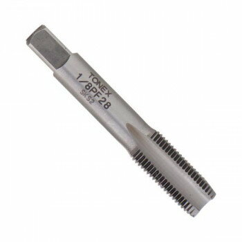 おすすめきれいなメネジが立てられます。サイズ全長:55mm個装サイズ：14×3.6×1.2cm重量個装重量：20g素材・材質SKS2仕様ネジ部長さ:19mmシャンク径:8mmシャンク四角部幅:6mm下穴ドリル径:8.8mmガス管用メネジ山形...