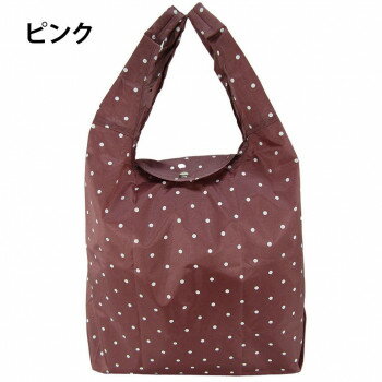 おすすめドット柄タイプの環境バッグ(エコバッグ)です。コンパクトにたためて、持ち運びも便利です。サイズ約35×34×14cm個装サイズ：15.9×11.3×3.5cm重量個装重量：46g素材・材質ナイロン仕様カラー:ピンク生産国中国fk09...