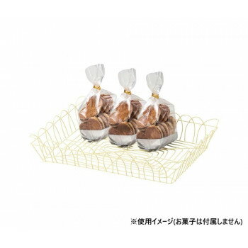 おすすめディスプレイにも使いやすい、平型のワイヤーバスケットです。サイズW35×D25×H6cm個装サイズ：35.0×25.0×6.0cm重量個装重量：260g素材・材質ワイヤー仕様カラー:アイボリー生産国中国fk094igrjs
