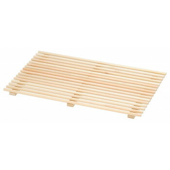 おすすめパンなどの陳列に便利なすのこです。国産の木材を使用しています。サイズW40×D30×H2cm個装サイズ：40.0×30.0×2.0cm重量個装重量：300g素材・材質国産杉材生産国日本fk094igrjs