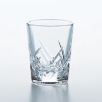 シャープな直線カットがグラスに気品を添えて煌きます。食洗機対応カットグラスサイズ5×5×6.3cm個装サイズ：14×18.5×6.5cm重量95g個装重量：1140g素材・材質ソーダガラス仕様適正容量60ml商品サイズ直径50×H63mm最...