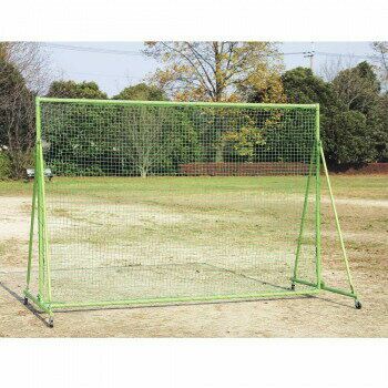 キャスター付き防球フェンス奥行寸法の長い安定タイプです。※時間指定不可※個人宅配送不可サイズ2×3m、奥行140cm、キャスター75mm個装サイズ：300×300×200cm重量37kg個装重量：38000g素材・材質スチール(無鉛塗装)、...