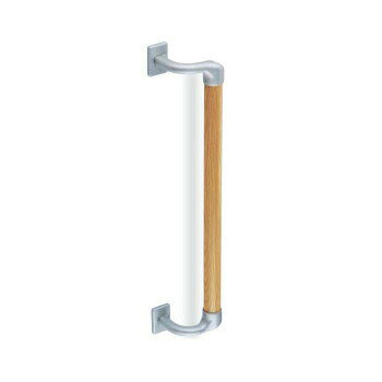 おすすめ取付けや取り替えもらくらく。トイレや廊下などに。サイズ600mm個装サイズ：10×10×70cm重量個装重量：133g素材・材質タモ集成材・亜鉛合金・樹脂仕様縦使い用カラー:シルバー/Lオーク生産国日本fk094igrjs