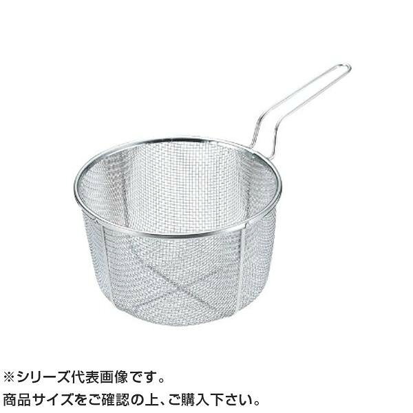 ステンレス製のボイルバスケット。18-8ステンレスを使用したボイルバスケットです。サイズ外径Φ220×外寸高さH125×柄長165mm個装サイズ：16.4×40.5×23.7cm重量個装重量：350g素材・材質18-8ステンレス仕様16メッ...