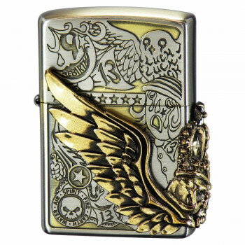 翼のモチーフがかっこいいZIPPO!『キャラクター』『動物』『数字』が満載のZIPPOライターです。持っていると幸せが訪れるかも?※オイルは付属していません。別途オイルライター用オイルをお求めください。※サイズは、製品により個体差が生じる場...