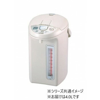 おすすめたっぷりお湯を使える大容量4Lタイプ。お好みの湯温(98・90・70)に調節でき、残量もわかりやすいワイドパネル水量計。「沸くまで何分表示」機能で、沸騰するまでの残り時間(目安)をお知らせ。6時間、9時間の節電タイマーを使えば更に省...