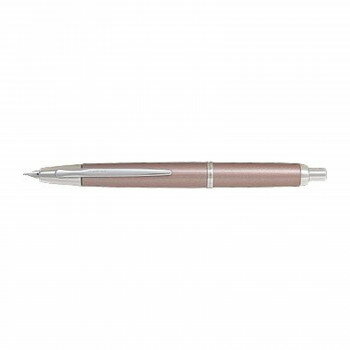 スリム＆ライトで使いやすい軽量・細身タイプのノック式万年筆です。ノック式ボールペンのようにワンノックですばやく書くことができる万年筆です。ペン先の収納時には、気密性の高いシャッター機構によりインキの漏れや乾燥を防ぎます。独創的な発想と優れた...