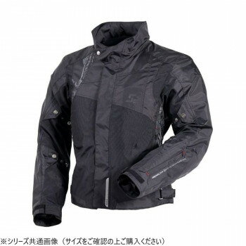 1年中使えるライディングジャケット日本製素材、日本生産のMADE IN JAPANモデル。オールシーズン使用可能フルプロテクター仕様のライディングジャケット。ジャケットには、袖部分、腰部分にバタつき防止ベルトを装備。肘・肩・胸・背中にはCE...