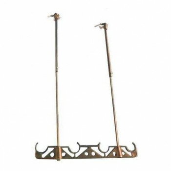 個性的なデザインでテラスやベランダを演出。軽量化を実現した強風に強いスリムデザインです。アルミダイカスト製のアームで耐久性&質感アップ!ステンレス製取付金具で強度・耐久性に優れています。【注意】●ロープやひもを掛けて使用すると、物干し金具に...