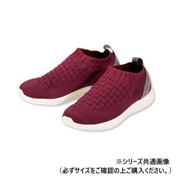 おすすめストレッチニットで足元らくらく、つまずきにくい安心デザインです。超軽量モデルだから疲れにくい。サイズM個装サイズ：28.1×19.4×10.9cm重量280g個装重量：420g素材・材質甲材:二重編みニット、合成皮革底材:EVA、合...