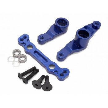 おすすめ別途販売のGenovaオプションパーツです。サイズ約90×15×170mm個装サイズ：2×11×9cm重量約25.7g個装重量：20g素材・材質金属仕様保証:初期不良のみセット内容アルミステアリングベルクランク(短)×1アルミステア...