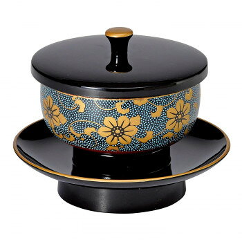 九谷焼茶碗付の穴あき茶托セット上品な雰囲気で仏前や来客用のおもてなしの場に適しています。サイズ奥行125×幅125×高さ95mm個装サイズ：13.5×13.5×10.5cm重量253g個装重量：310g素材・材質穴あき茶托本体:ABS、表面...