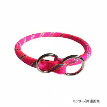 長毛種ワンちゃんにおすすめ!色鮮やかなマウンテンロープを使った丈夫でしなやかなチョークカラー。お散歩デビューしたばかりのパピーの脚側歩行(ヒール)トレーニングやお散歩に最適!チェーン素材ではないので長毛種でも毛切れしにくく、引っ張りぐせのあ...