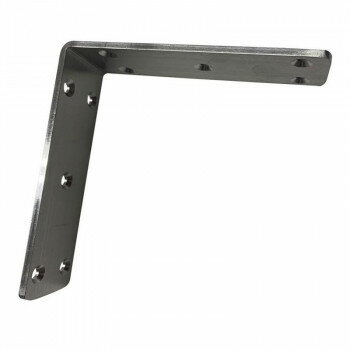 DIYで大活躍!ステンレス製のブラケットです。※北海道・沖縄・離島は別途送料がかかります。サイズ105×105mm個装サイズ：11×11×4cm重量個装重量：150g素材・材質SUS304仕様●仕上/ヘアライン仕上げ ●加工/片面皿くり加工...