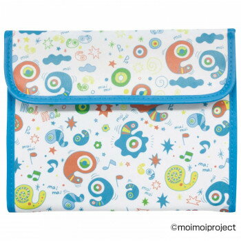 POPで楽しげ!カラフルだけど原色じゃないカラーが魅力!赤ちゃんのための絵本「もいもい」が便利なケースになりました。保険証や母子手帳、診察券もこんなケースにまとめておけば、おでかけの時にさっと持ち出せて便利です。ジャバラ式なので、何が入って...