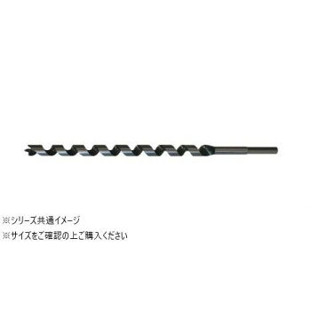 オススメの商品です(AZ)ドリル先端が先ネジタイプです。先ネジの回転力を利用して、押さえつけなくてもスムーズな穴あけが可能です。サイズ全長400×ネジ丈300×工具径6×軸径5.7mm個装サイズ：46.5×4.5×0.6cm重量個装重量：6...