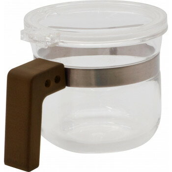 おすすめ底が丸いので取り出しやすい。そのままリビングに出しても違和感のないデザインです。サイズ145×106×97mm個装サイズ：16.8×12.6×10.8cm重量238g個装重量：260g素材・材質メタクリル樹脂、ステンレス、ABS樹脂...